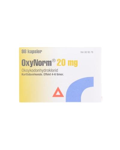 OxyNorm Kapsel, hard 20 mg 98 stk - Apotek 1