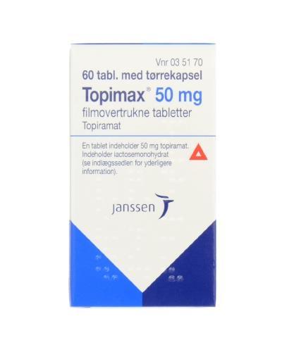 Topimax Tablett, filmdrasjert 50 mg 60 stk - Apotek 1