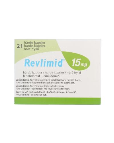 Revlimid Kapsel, hard 15 mg 21 stk - Apotek 1