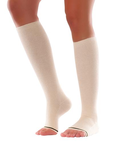 Mabs Care kompresjonsstrømpe uten tå natur str 7 1par - Apotek 1