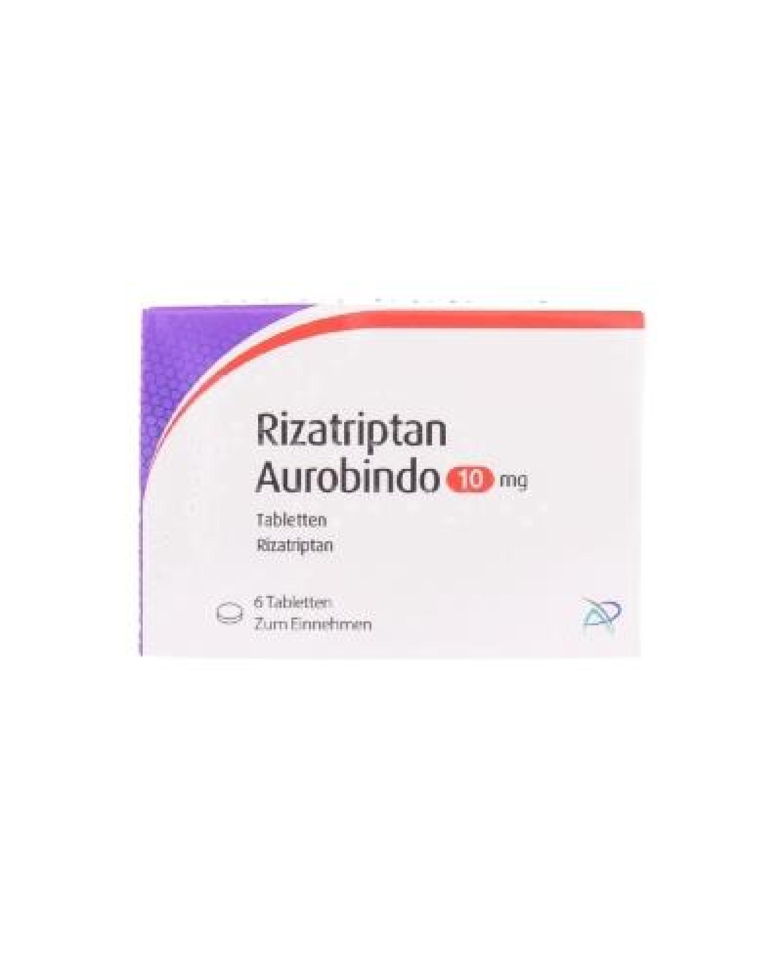 Rizatriptan aurobindo 10mg tabletter 6 ENPAC - Apotek 1