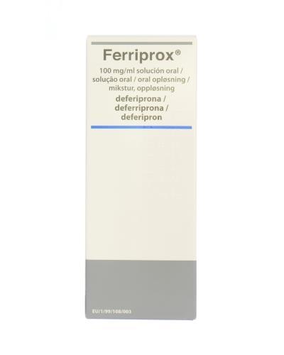 Ferriprox Mikstur, oppløsning 100 mg/ml 1x500 ml - Apotek 1