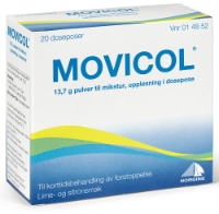 Movicol pulver til mikstur doseposer lime/sitron 20 stk - Apotek 1