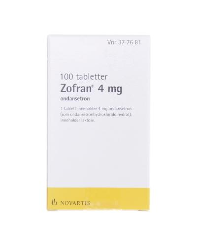 Zofran 4 mg tabletter 100stk - Apotek 1