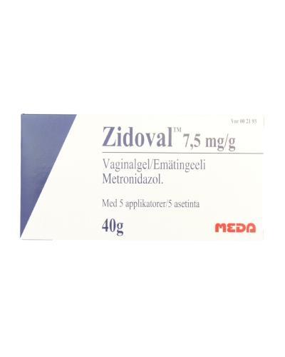 Zidoval Vaginalgel 7,5 mg/g 40 g - Apotek 1