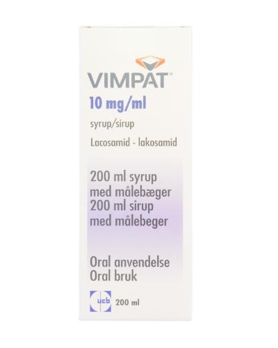 Vimpat Sirup 10 mg/ml 200 ml - Apotek 1