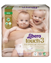 Libero Touch 3 åpne bleier 5-9kg 28 stk - Apotek 1