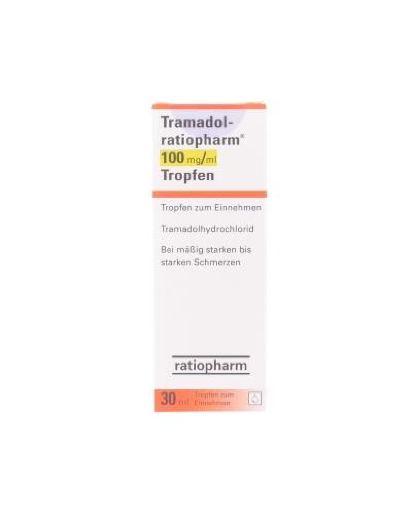 Tramadol-ratiopharm 100mg/ml dråper 30 ml - Apotek 1