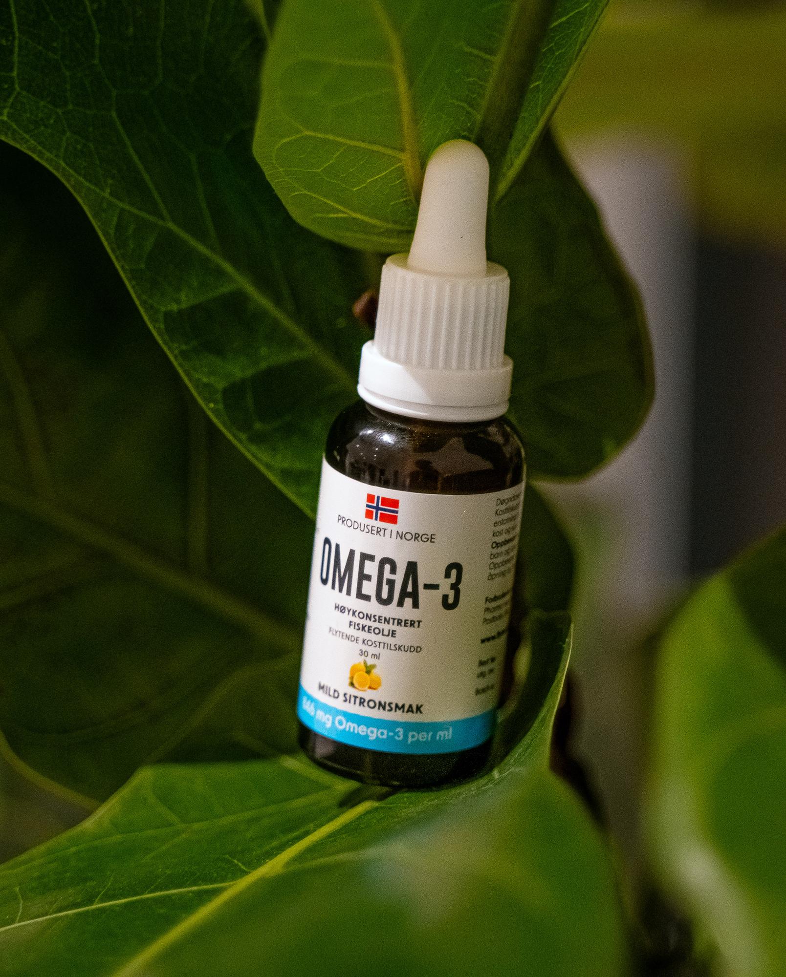 Dråpe Omega-3 dråper mild sitron 30 ml - Apotek 1