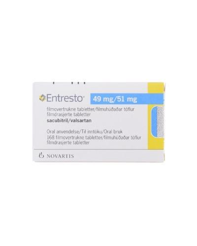 Entresto 49 mg/51 mg filmdrasjerte tabletter 168 stk - Apotek 1