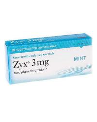 Zyx 3 mg sugetabletter sitron 20 stk - Apotek 1