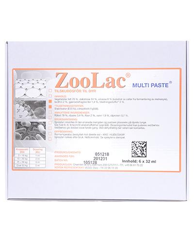 ZooLac Multi Paste tilskuddsfôr til dyr 6x32 ml - Apotek 1