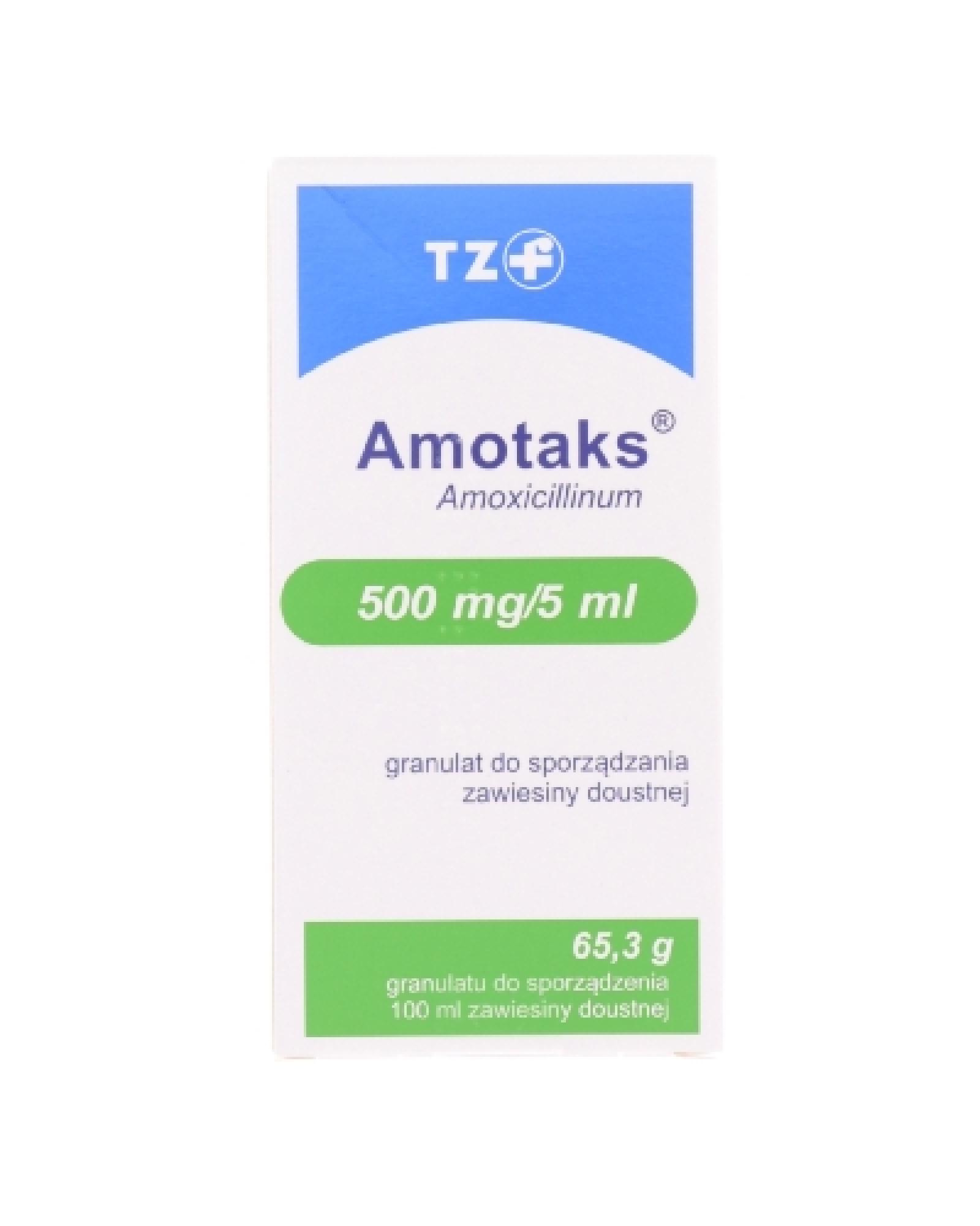 Amotaks 500mg/5ml granulat til mikstur 100 ML - Apotek 1