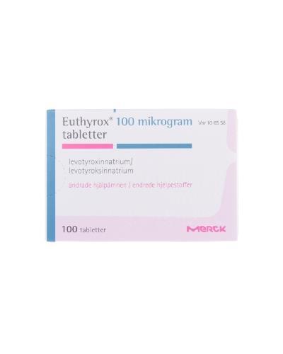 Euthyrox 100 mcg tabletter 100 stk - Apotek 1