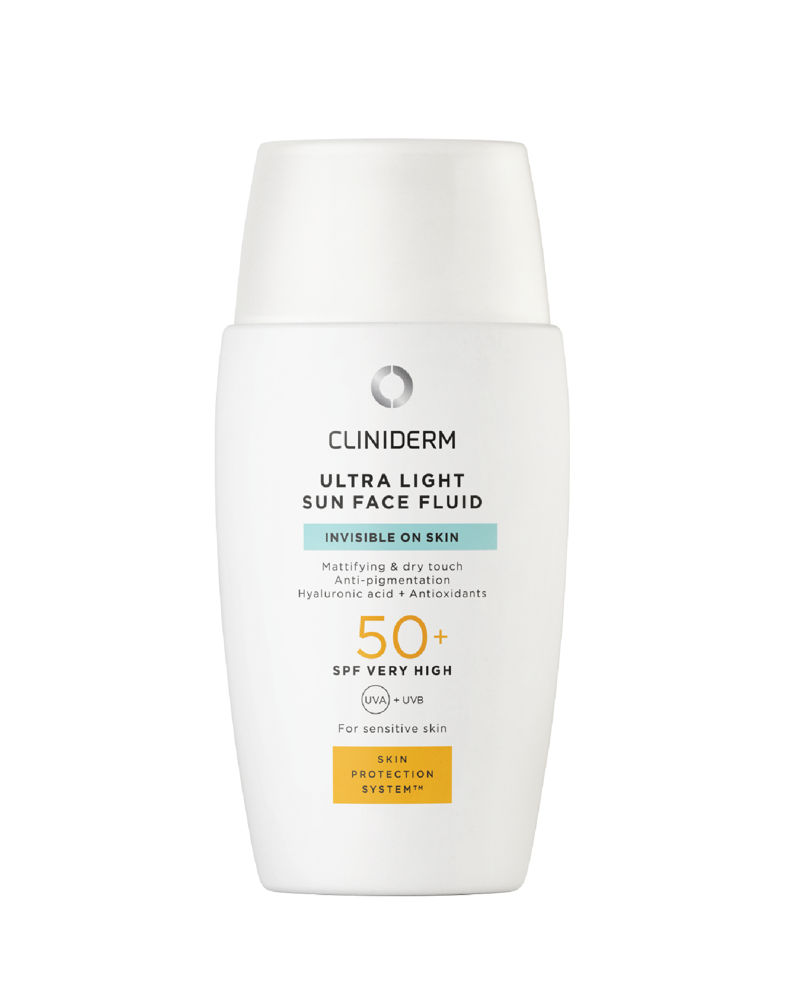 Cliniderm Sun Ultra Light Face Fluid solkrem SPF50+ 40 ml - Apotek 1