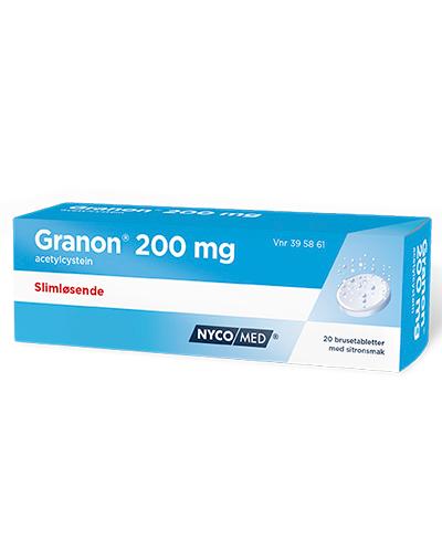 Granon 200 mg brusetabletter 20 stk - Apotek 1