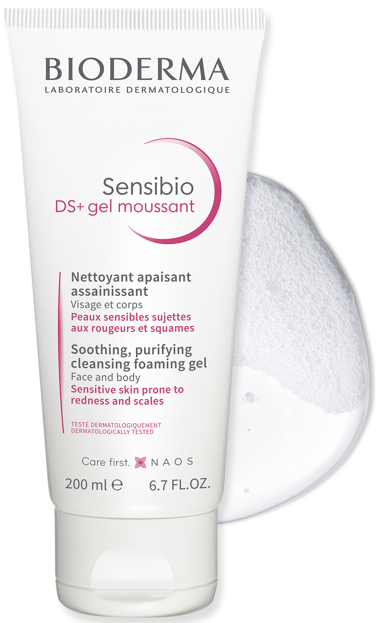 Bioderma Sensibio DS+ rensegel ansikt og kropp 40 ml - Apotek 1