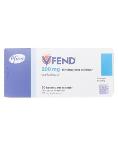 Vfend 200 mg tabletter 30 stk - Apotek 1