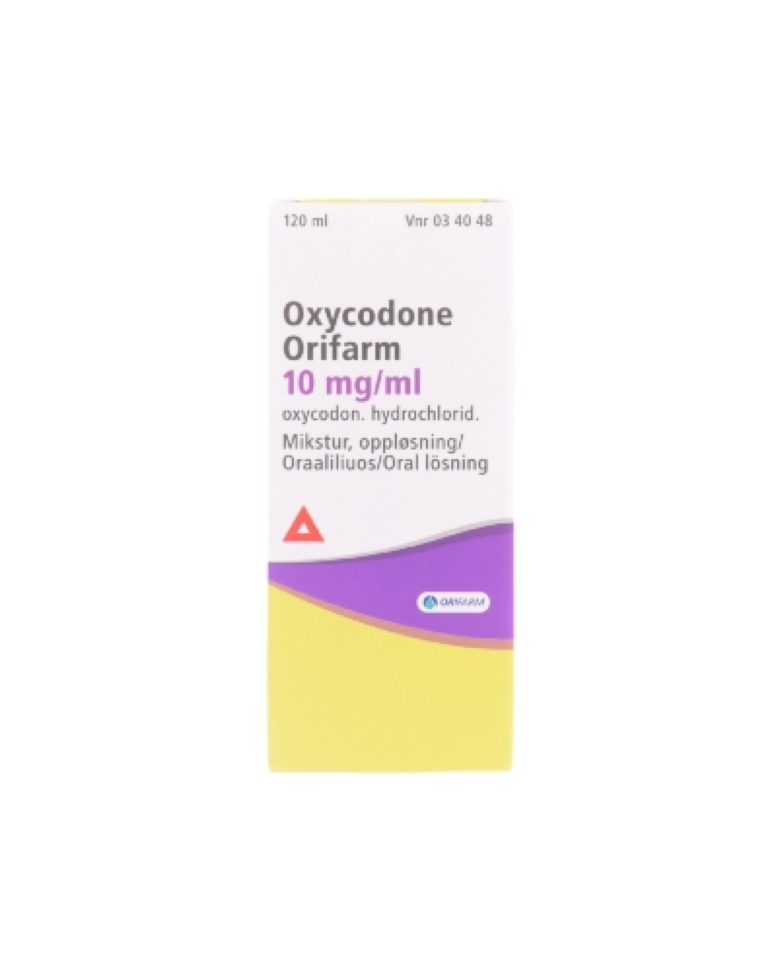 Oxycodone orifarm miks 10mg/ml - Apotek 1