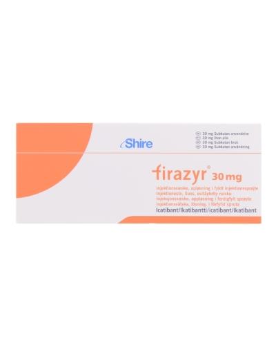 Firazyr Injeksjonsvæske, oppløsning 30 mg/3 ml 1x3 ml - Apotek 1
