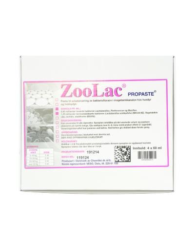 Zoolac propaste 4x60ml - Apotek 1