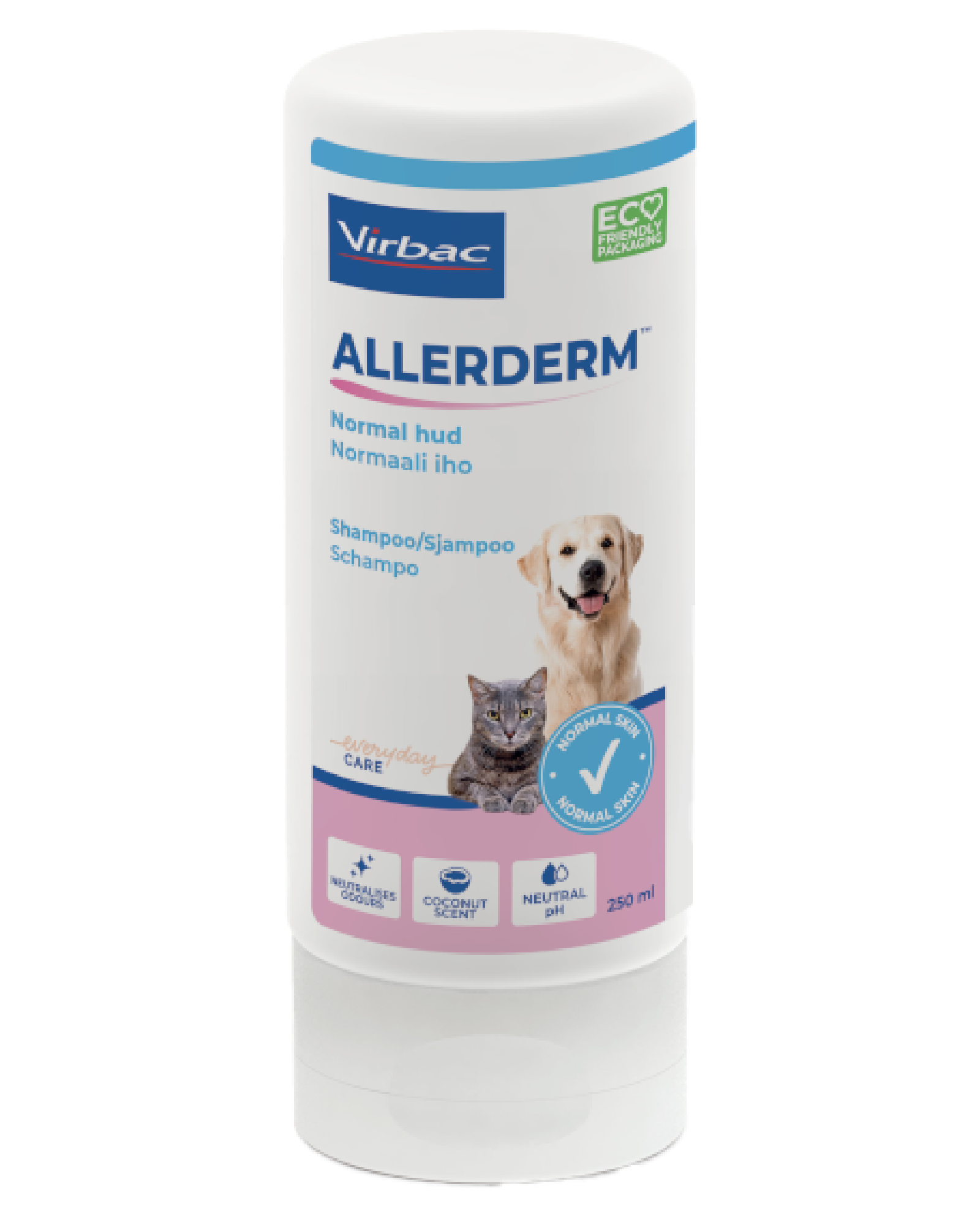 Allerderm sjampo til dyr normal hud 250 ml - Apotek 1
