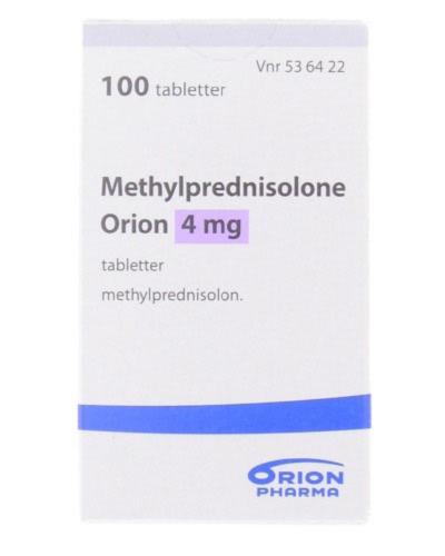 Methylprednisolone Orion Tablett 4 mg 100 stk - Apotek 1