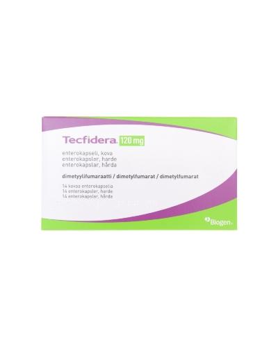 Tecfidera Enterokapsel, hard 120 mg 14 stk - Apotek 1