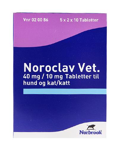Noroclav vet tab 40/10mg - Apotek 1