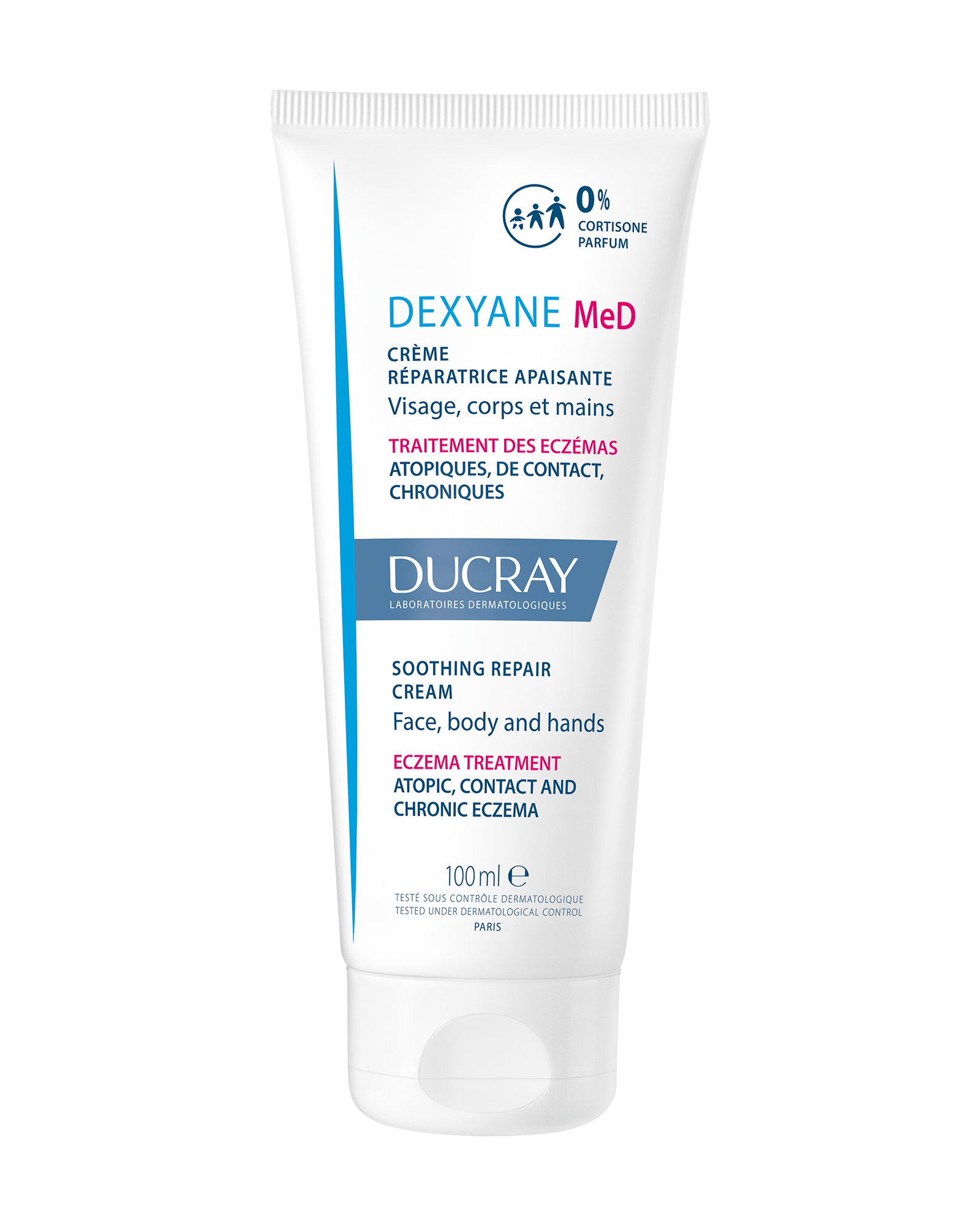 Ducray Dexyane MeD beroligende reparasjonskrem ved eksem 100 ml - Apotek 1