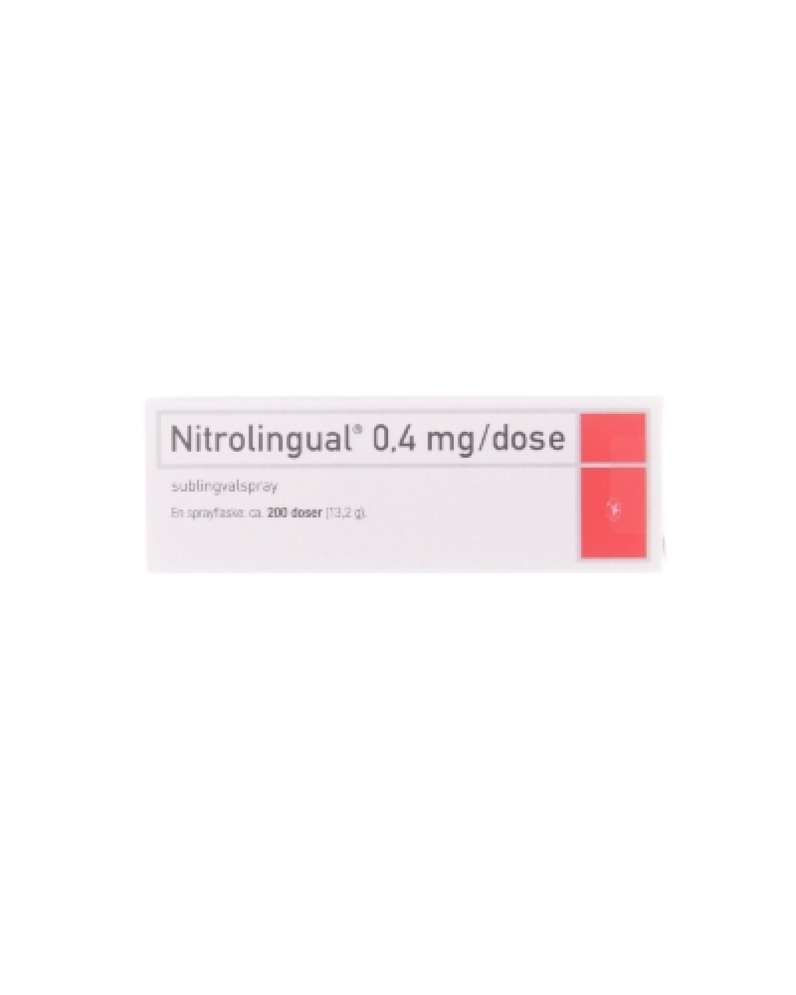 Nitrolingual Munnspray 0,4 mg/dose 200 doser - Apotek 1
