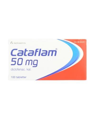 Cataflam Tablett, drasjert 50 mg 100 stk - Apotek 1