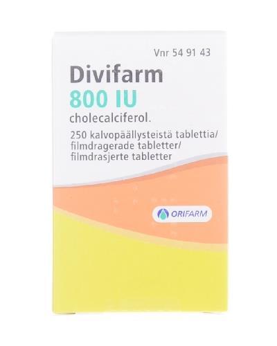 Divifarm 800 IU filmdrasjerte tabletter 250 stk - Apotek 1