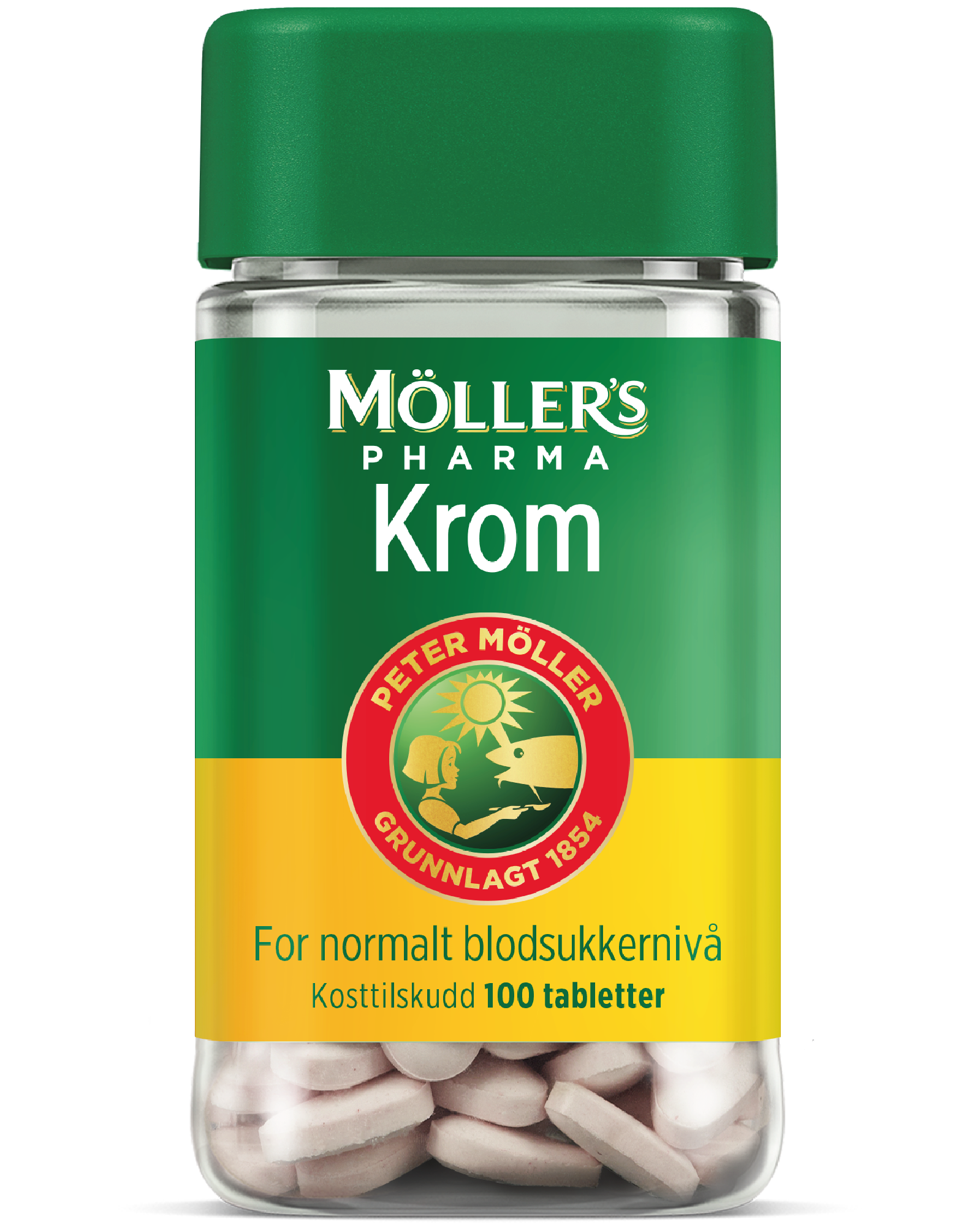 Möller's Pharma Krom tabletter 100 stk - Apotek 1