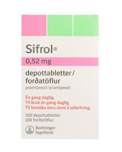 Sifrol Depottablett 0,52 mg 100 stk - Apotek 1