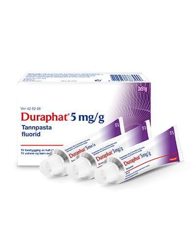 Duraphat Reseptfri 5mg/g tannpasta 3x51 g - Apotek 1
