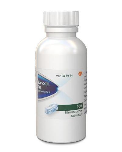 Panodil 1 g filmdrasjerte tabletter 100 stk - Apotek 1