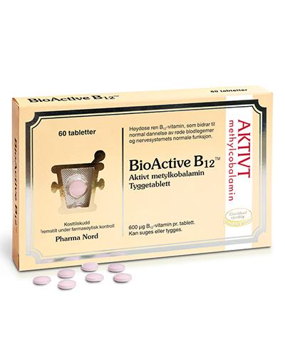 BioActive B12 600mcg tyggetabletter 60 stk - Apotek 1