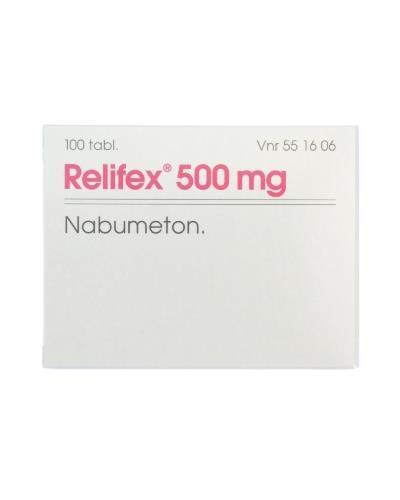 Relifex Tablett, filmdrasjert 500 mg 100stk - Apotek 1