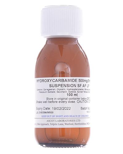 Hydroxycarbamid mikstur 500mg/5ml 100ml - Apotek 1