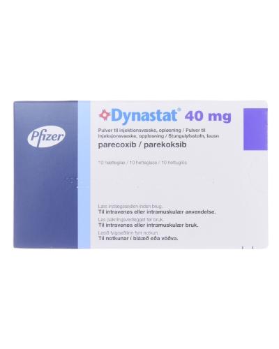 Dynastat Pulver til injeksjonsvæske, oppløsning 40 mg 10 HGL - Apotek 1
