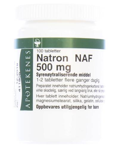 Natron NAF 500mg tabletter 100 stk - Apotek 1