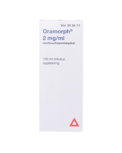 Oramorph 2care4 ApS 2 mg/ml mikstur, oppløsning flaske 100 ml - Apotek 1
