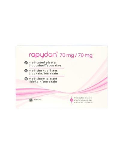 Rapydan Medisinert plaster 70 mg/70 mg 25 stk - Apotek 1