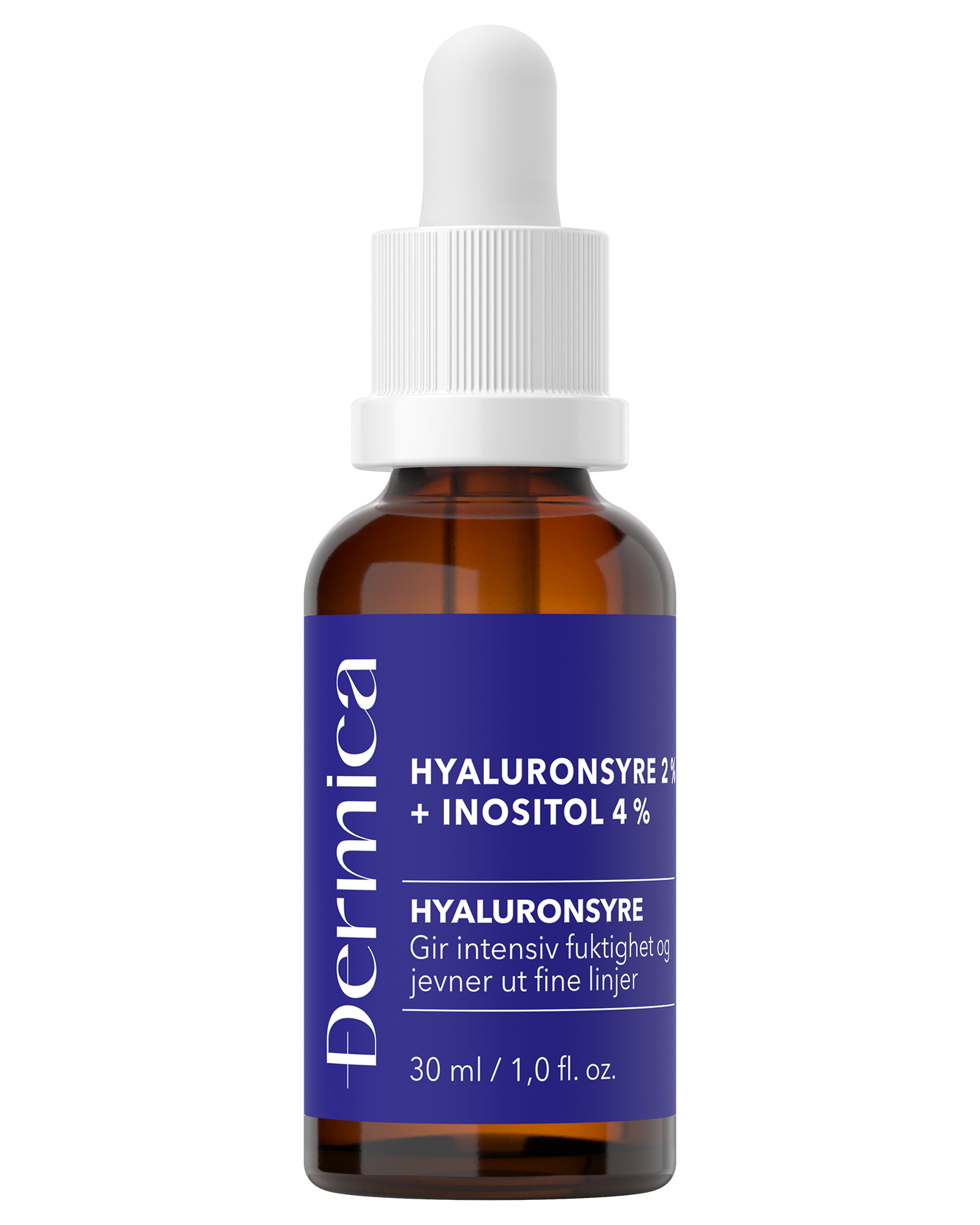 Dermica serum hyaluronsyre 2 % + inositol 4 % 30ml - Apotek 1