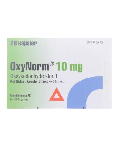 OxyNorm Kapsel, hard 10 mg 28 stk - Apotek 1