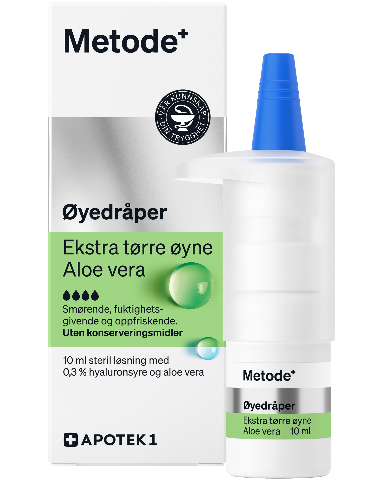 Metode Ekstra tørre øyne øyedråper med aloe vera 10 ml - Apotek 1