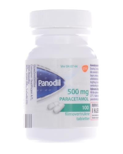 Panodil 500 mg tabletter 100 stk - Apotek 1