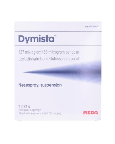 Dymista 137 mikrog/dose+50 mikrog/dose nesespray, suspensjon 3x120 ...