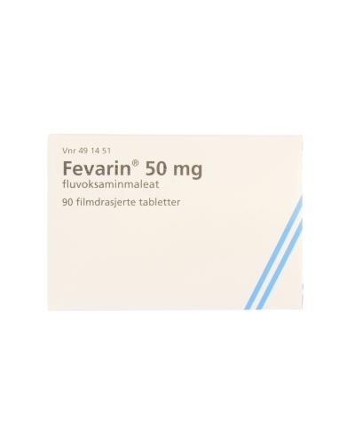 Fevarin Orifarm 50 mg filmdrasjerte tabletter 90 stk - Apotek 1